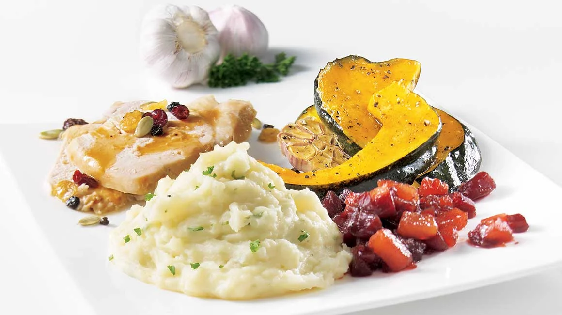 Roast turkey and trio of side dishes | IGA