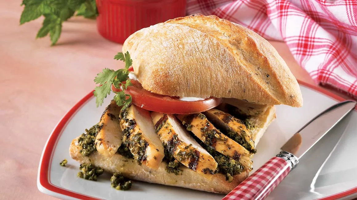 Grilled Chicken Herb Ciabatta Recipe | IGA