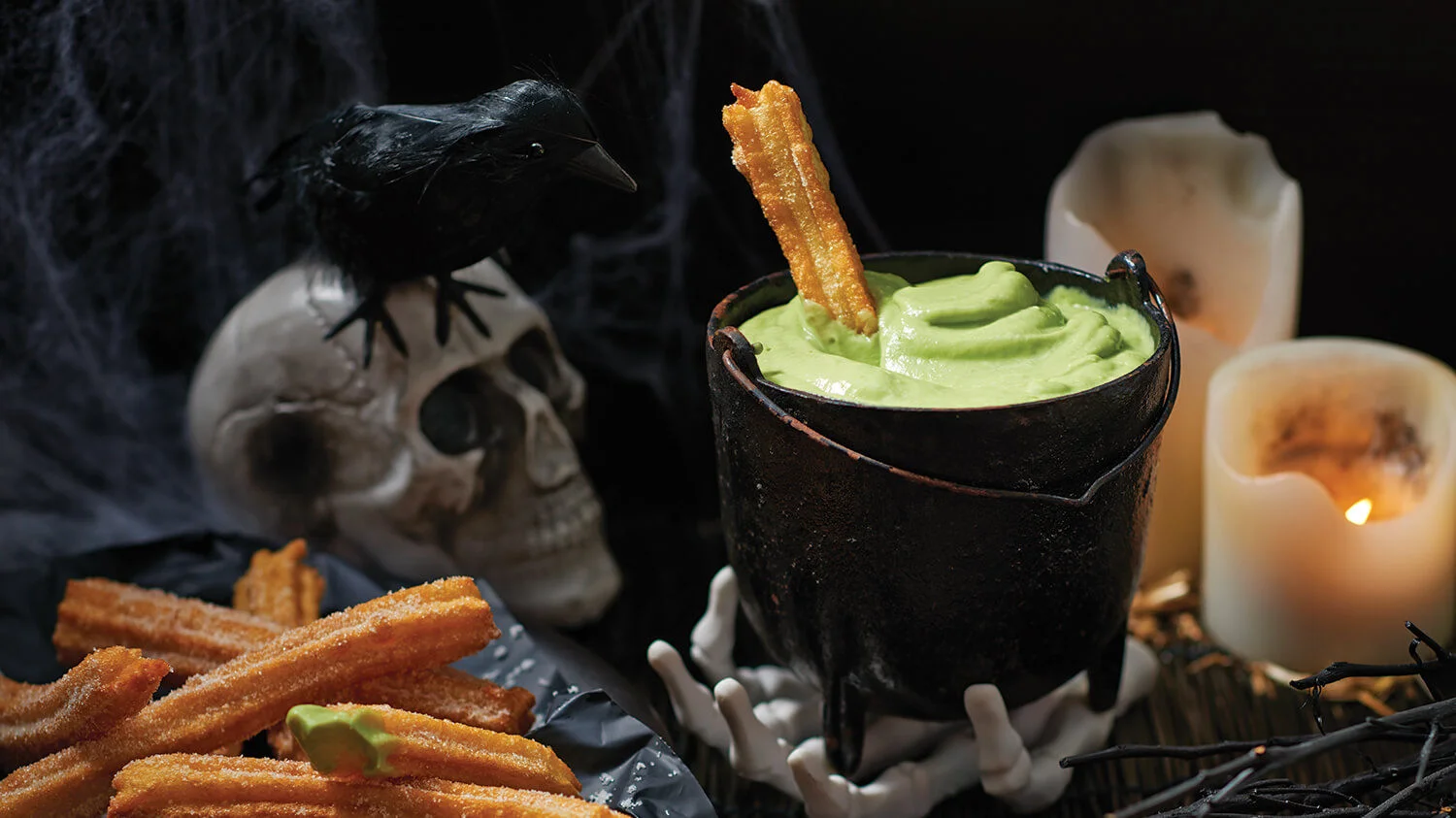 Churros with Green Witches Brew Dip | Sobeys Inc.