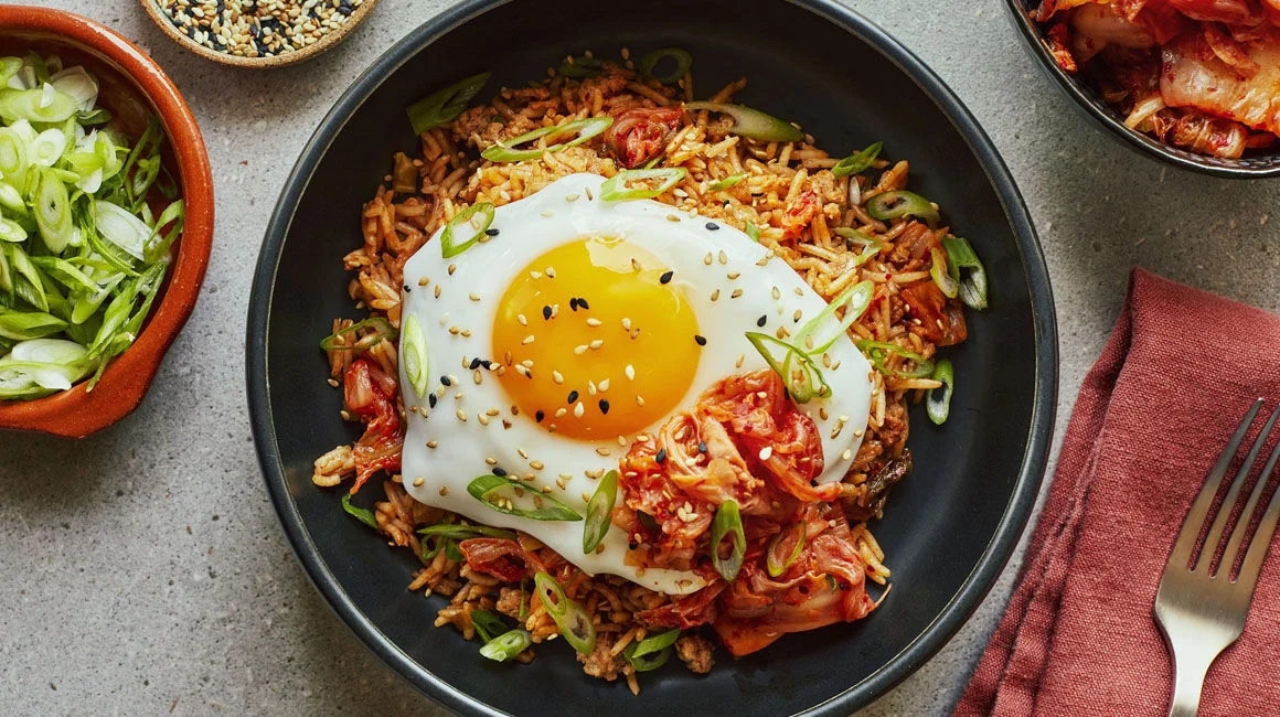 Riz frit au kimchi (Kimchi Bokkeumbap) | IGA
