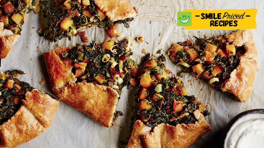 Rustic Squash & Kale Pie Recipe | Thrifty Foods