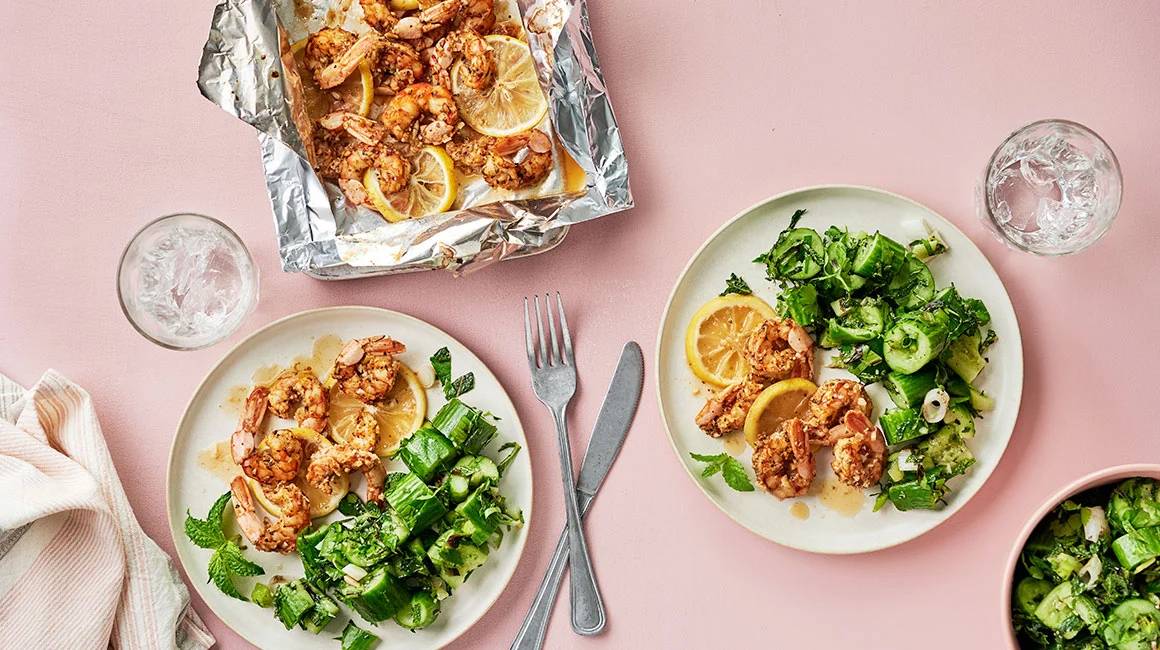 Cucumber and Cajun Shrimp Salad Recipe | IGA