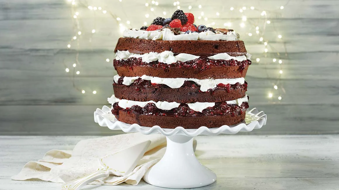 Gâteau Forêt-Noire aux petits fruits | Recettes IGA | IGA