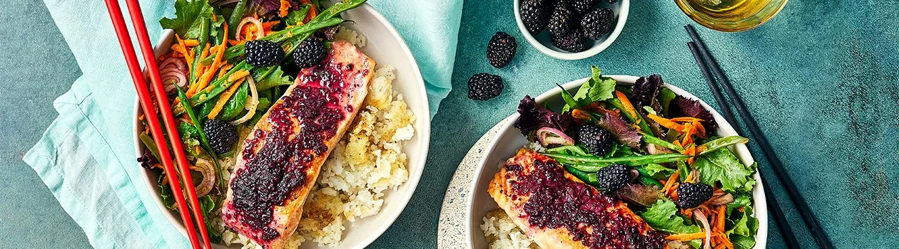 Crispy Rice Bowl with Blackberry Salmon | Safeway Canada