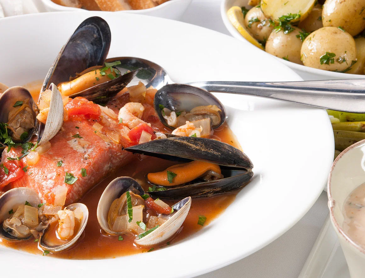 Salmon with Provencal-Style Seafood | Safeway Canada