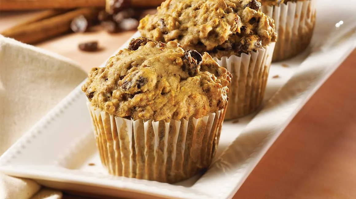 Carrot Raisin Bran Muffins Recipe | IGA