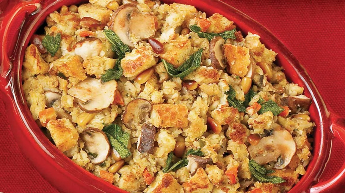 Forest Mushroom and Pine Nut Stuffing Recipe | IGA