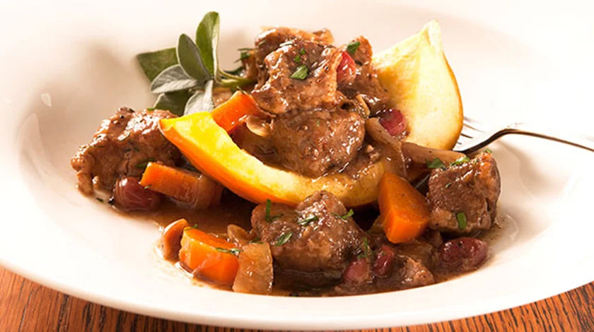Pork & Cranberry Stew with Roasted Squash | Thrifty Foods