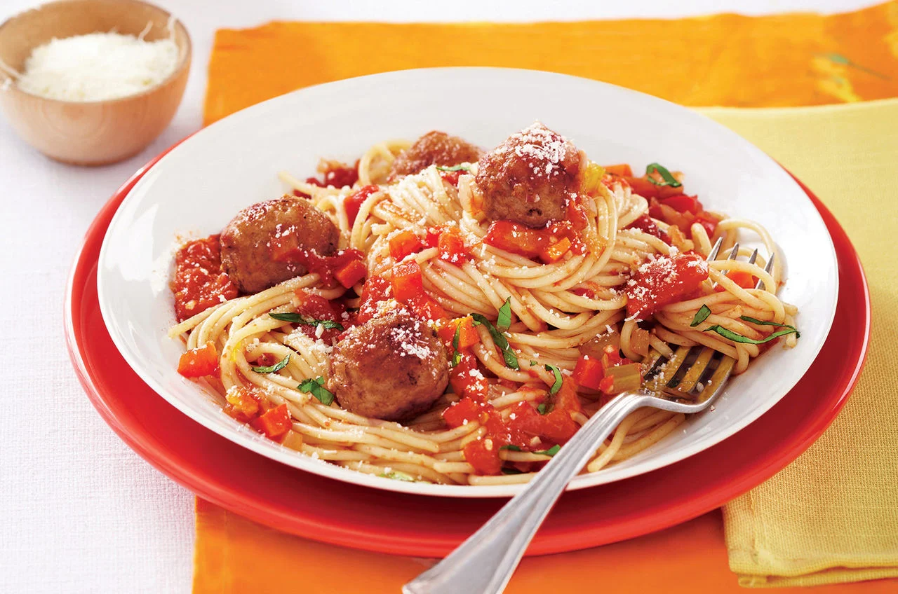 Slimmed Down Spaghetti and Chicken Meatballs | Safeway Canada